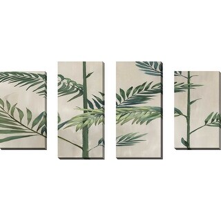 "Modern Fronds II" by Nan Print on Canvas Set of 4 - Bed Bath & Beyond ...