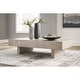 Signature Design by Ashley Jorlaina Light Grayish Brown Coffee Table ...