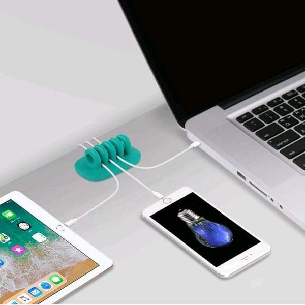 Quirky Cordies Desktop Cable Management & Cord Anchor - Multiple color ...