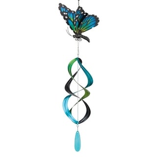 Hanging Wind Spinner - Blue Monarch - Bed Bath & Beyond - 39056161