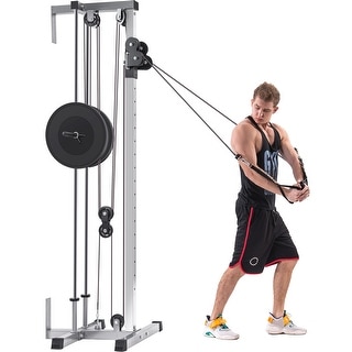 Lat Pulldown Machine Home Gym Fitness Silver - Bed Bath & Beyond - 40386327