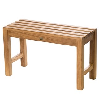 Teak Shower Bench Coach 30" (75 cm) - Bed Bath & Beyond - 39190036
