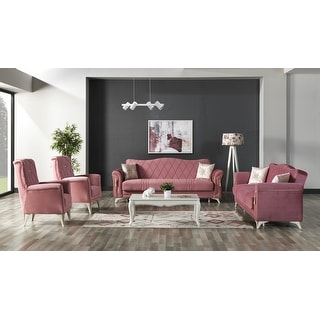 Viera Modern Two Sofas Two Chair Living Room Set - Bed Bath & Beyond ...