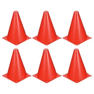 5.1x7.1" Soccer Training Cones 6Pcs Plastic Agility Marker Drill Cones ...