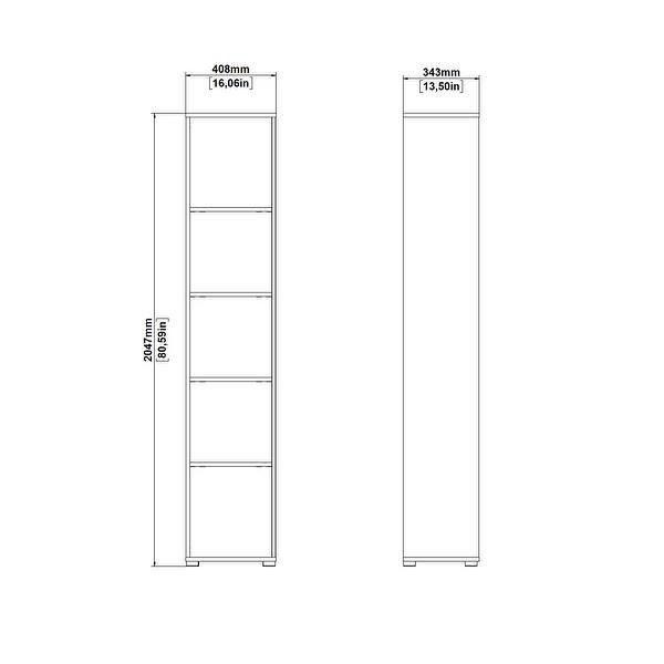Carson Carrington Sign Open Narrow 5-shelf Bookcase - Bed Bath & Beyond ...