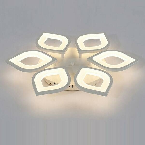 Modern Flower Shape Ceiling Light Chandelier Lamp Fixture - 50 x 8 cm ...