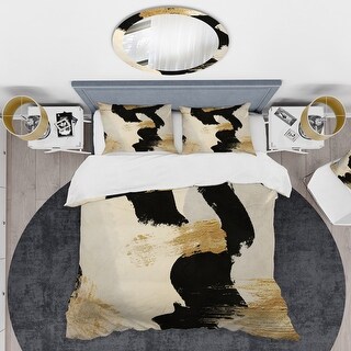 Designart 'Glam Collage II' Glam Bedding Set - Duvet Cover & Shams ...