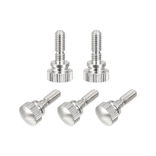 Knurled Thumb Screws, M4x12mm Slotted Thread Shoulder Bolts Grip Knobs ...