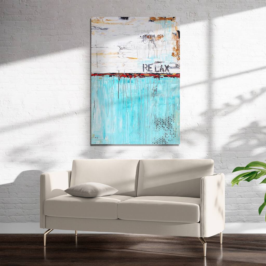 RELAX Art on Acrylic By Kavka Designs - Overstock - 31979825