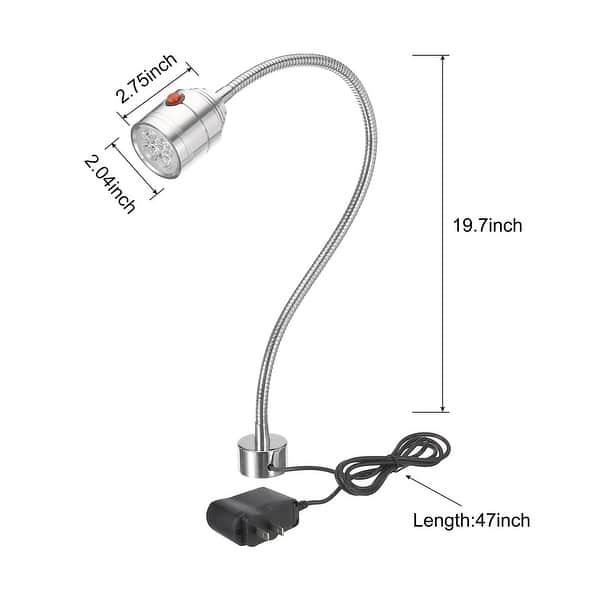 Magnetic Work Light Flexible Geeseneck 1000 Lumen Magnetic Base LED ...