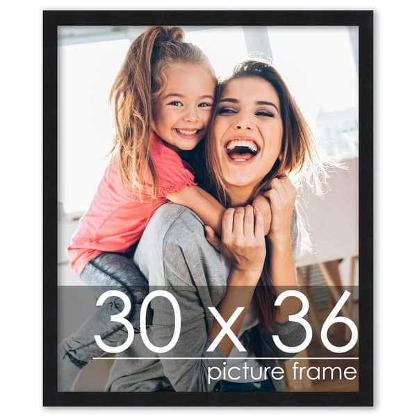30x36 Frame Black Solid Wood Picture Frame - Bed Bath & Beyond - 38520023