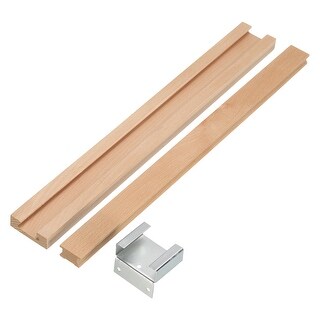 4pcs Wooden Drawer Slides with Metal Slide Glide Bracket - Bed Bath ...