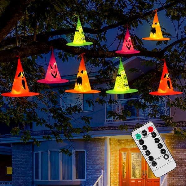 witches hat string lights