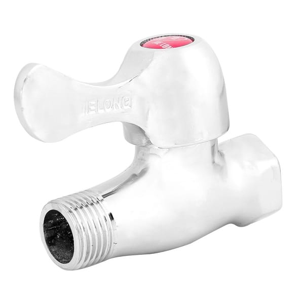 Unique Bargains Quarter Turn Single Handle 1/2PT Male to 1/2PT Female ...