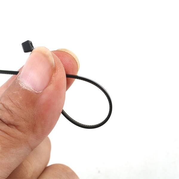 2mmx150mm Nylon Strip Zip Tie Wire Cable Fastener Off Black 500pcs ...