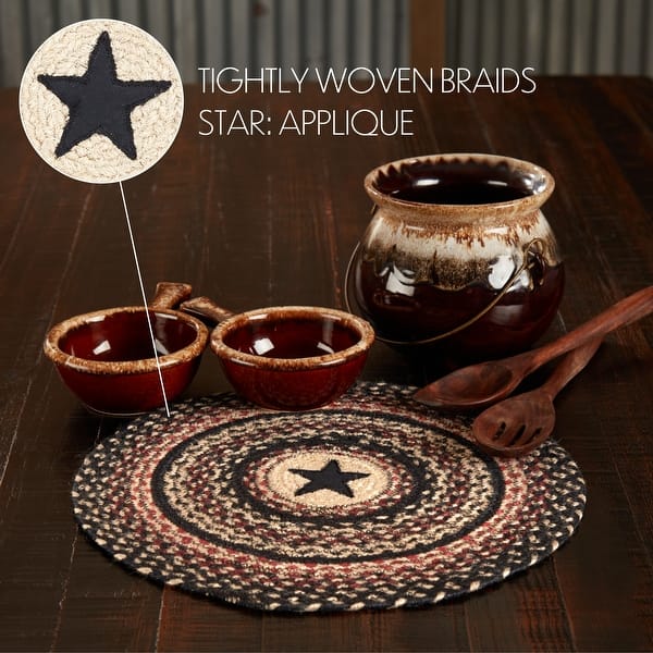 Colonial Star Jute Trivet 15 - Bed Bath & Beyond - 34442370