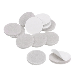 Furniture Pads Adhesive Felt Pads 25mmx3mm Floor Protector Round 18Pcs ...