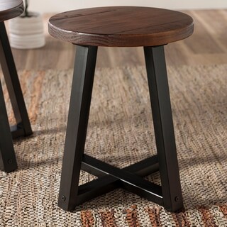 Middlebrook 36-inch Round Solid Wood Counter-Height Dining Table - On ...