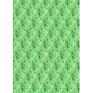 Ahgly Company Machine Washable Transitional Jade Green Area Rugs - Bed ...