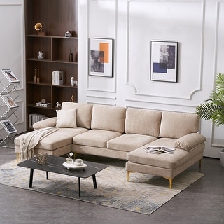 U-Shaped 4-Seat Indoor Sectional Sofa - Bed Bath & Beyond - 36734773