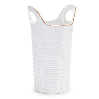 Ceramic Bucket Vase (Set of 2) - Bed Bath & Beyond - 40881261
