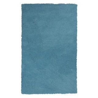 HomeRoots 8'X11' Highlighter Blue Shag Rug - 9'3" x 12'3" - Bed Bath ...