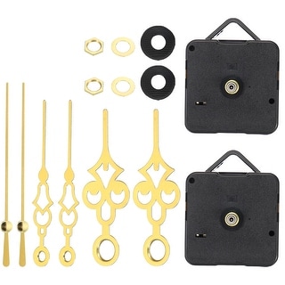 2Set Quartz Clock Movement Mechanism 1/2" Total Shaft for 2-3mm Clock ...