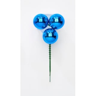 40mm Plastic Ball Pick x 3, Blue, Set of 12 - 9" - Bed Bath & Beyond ...
