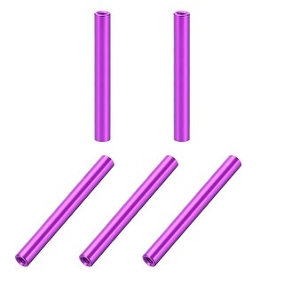 5 Pcs M3x55mm Round Aluminum Standoff Column Spacer Female Purple for ...