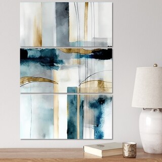 Designart "Abstract Transitional Modern Shapes IV" Modern Shapes ...