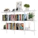 Wallniture Turin 60 Inch Long Wall Bookshelf, Floating Shelf with ...
