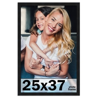 25x37 Frame Black Picture Frame - Complete Modern Photo Frame Includes ...