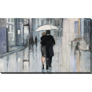"Spring Rain New York Neutral (Horizontal)" Print on Canvas - Bed Bath ...