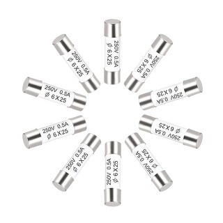 Ceramic Cartridge Fuses 250V 6x25mm Fast Blow for Energy Saving Lamp ...