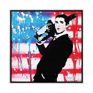 iCanvas "American Psycho- Patrick Bateman" by MR BABES Framed - Bed ...