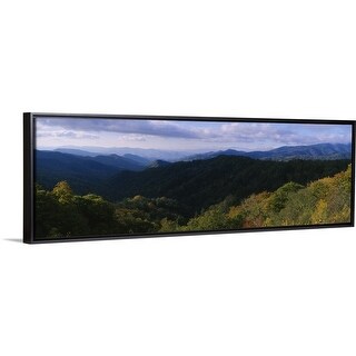 "Great Smoky Mountains National Park TN" Black Float Frame Canvas Art ...