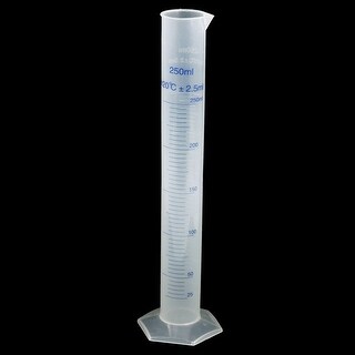 Lab Test 31.5cm Height 250ml Plastic Graduated Cylinder Measuring Cup ...