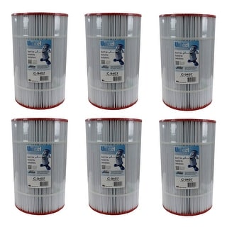 Unicel 75 Square Feet Sharp Pleats Swimming Pool Filter Cartridge (6 ...