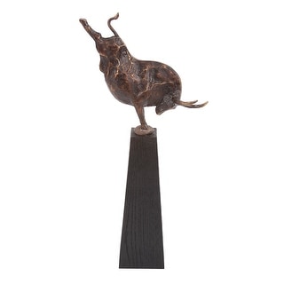 Bucking Raging Bull Statue - 20H x 10W x 4D - Bed Bath & Beyond - 31748606