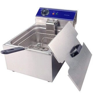 Commercial Deep Fryer 2000W 10L Stainless Steel French Fry Deep Fat ...