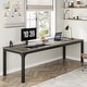 78.74 inch Extra Long 2 Person Double Computer Desk for Home Office ...