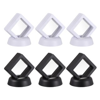 Floating Frame Display Holders Stand 3D Jewelry Display Case with Base ...