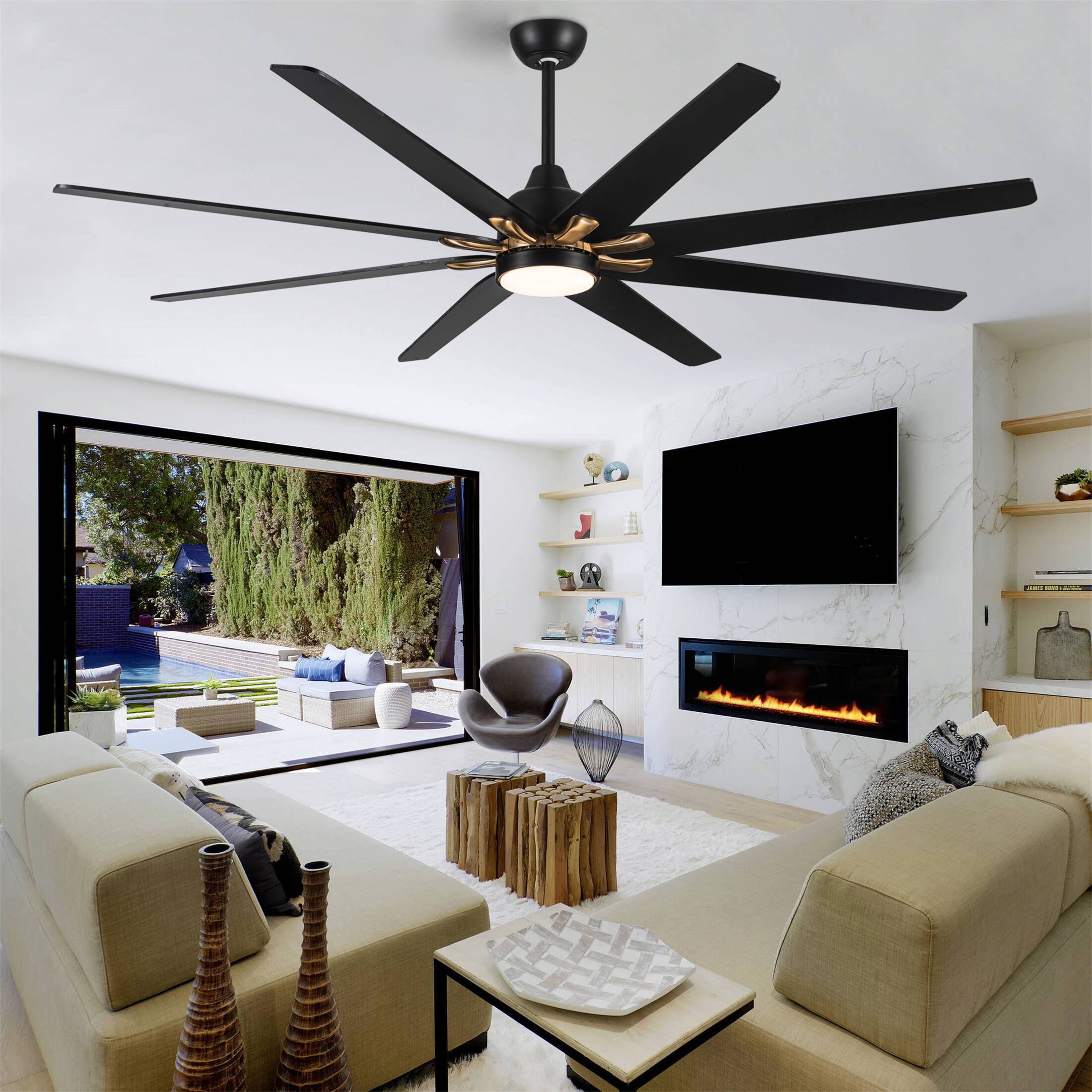 72 In Modern Integrated LED Lighting - Black - Bed Bath & Beyond - 37846194