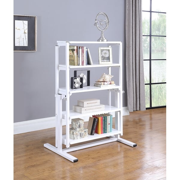 Somette Convertible Bookshelf to Dining Table - Bed Bath & Beyond ...