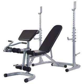 BalanceFrom Fitness Multifunctional Adjustable Workout Station w ...