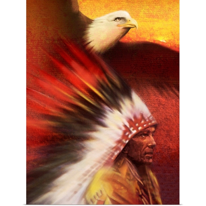 native american eagle artwork