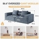 Belfin Modular Sectional Sofa, Convertible Tofu Block Sofa Floor Sofa ...