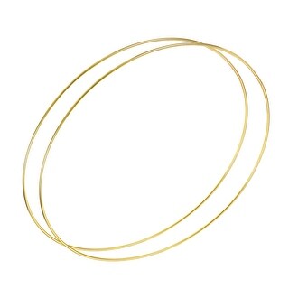 2pcs Metal Craft Hoops Rings 300mm(11.8") OD for DIY, Macrame Projects ...