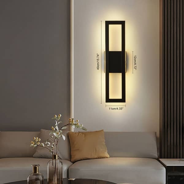 Dimmable LED Wall Sconce - Modern Strip Light - Bed Bath & Beyond ...