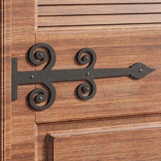 Iron Strap Hinges Heavy Duty Decorative Kitchen Cabinet Hinges 16 Inch ...